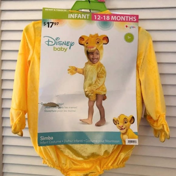 Disney | Costumes | 52 New 3pc 62m The Lion King Simba Halloween ...